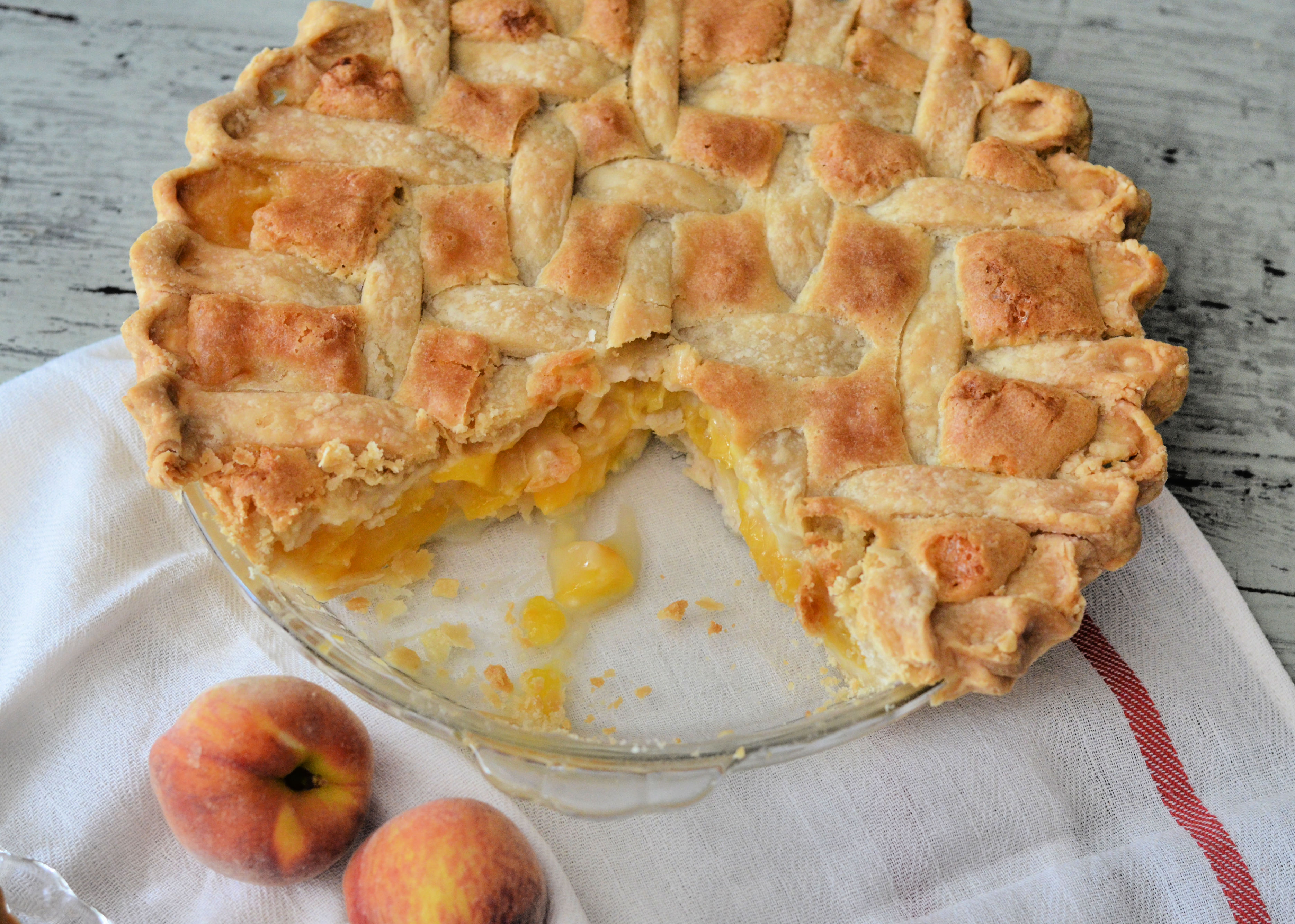 Our Favorite Peach Cobbler Pie - Our Future Homestead