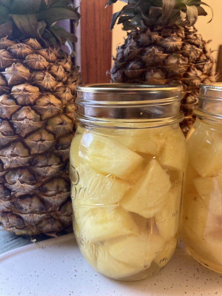 How to Can Fresh Pineapple - Our Future Homestead